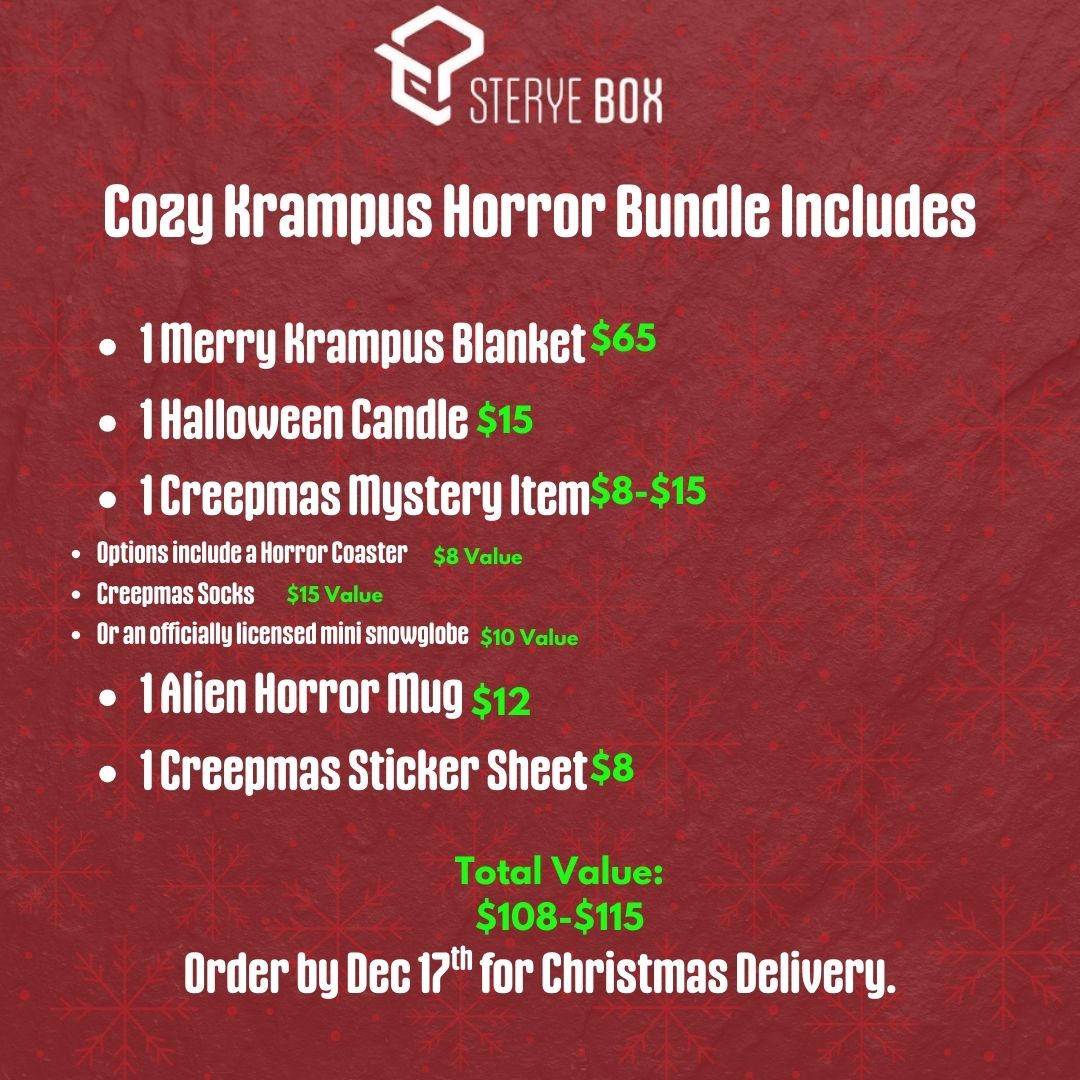 Cozy Krampus Horror Bundle – Holiday Creepmas Gift Set – Sterye Mystery ...