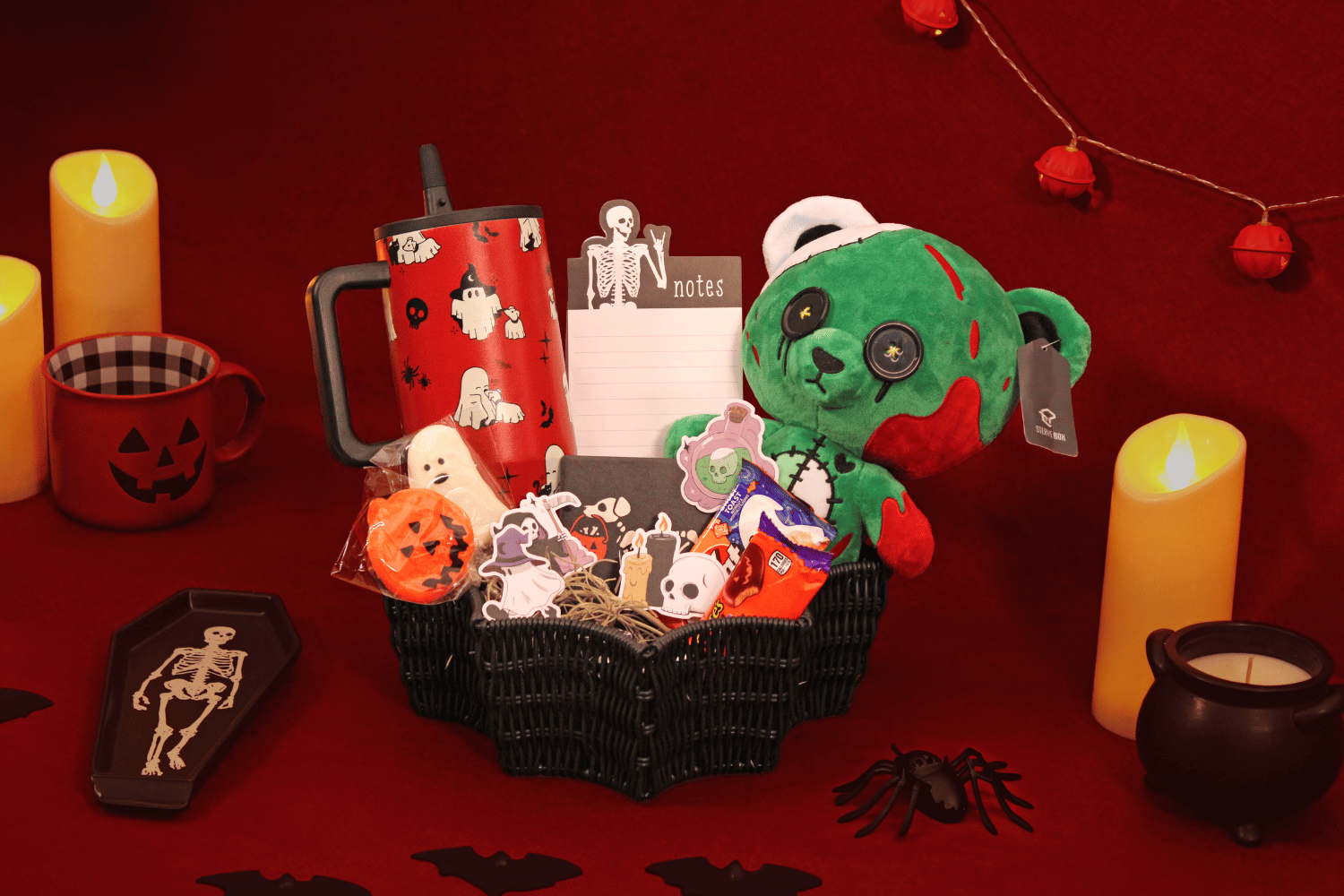 The Perfect Boo Basket Inclusions: Halloween Plush Skellykims, Puffleg ...